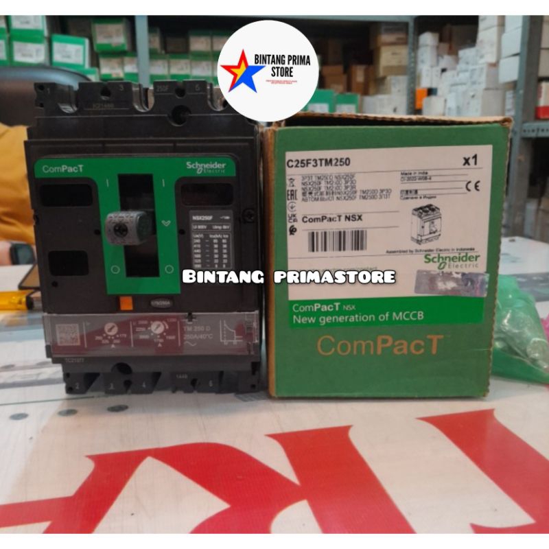 Jual Breaker / MCCB NSX250F 3P 200A dan 250A 36KA Schneider | Shopee Indonesia