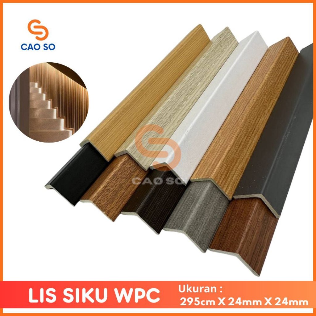 Jual Lis Siku Wall Panel Penutup WPC Woodpanel 295cm X 24mm X 24mm ...