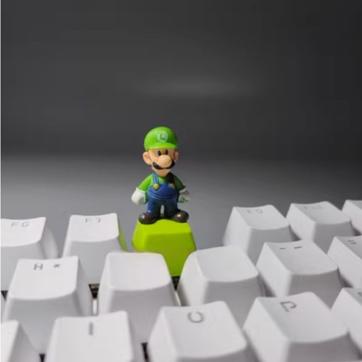 Jual Super Mario Luigi Keycaps Mechanical Keyboard, Artisan custom ...