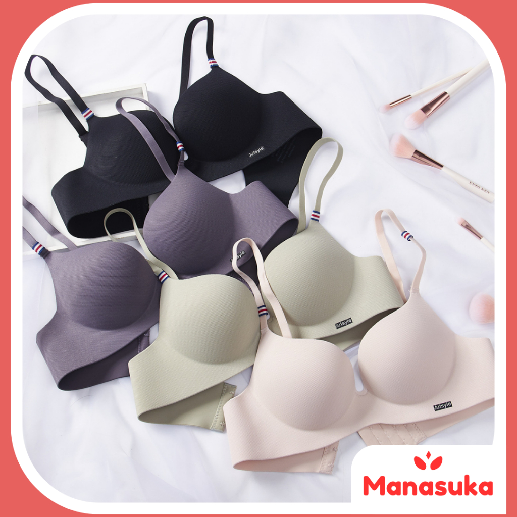 Jual MS BH wanita bra push up seamless tanpa kawat korean style fashion sexy murah berkualitas ...