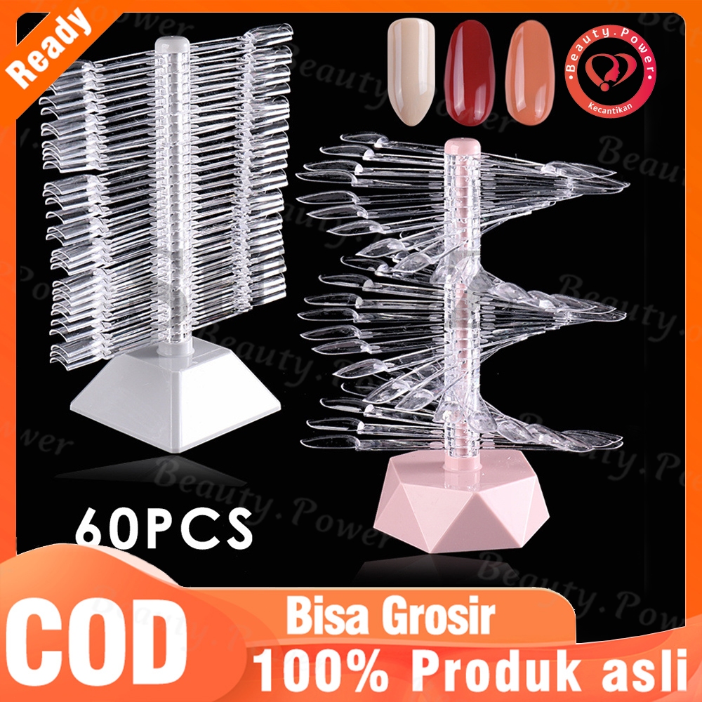 Jual 1 Set Stand Display Kuku Palsu Bentuk Spiral Reusable Untuk ...