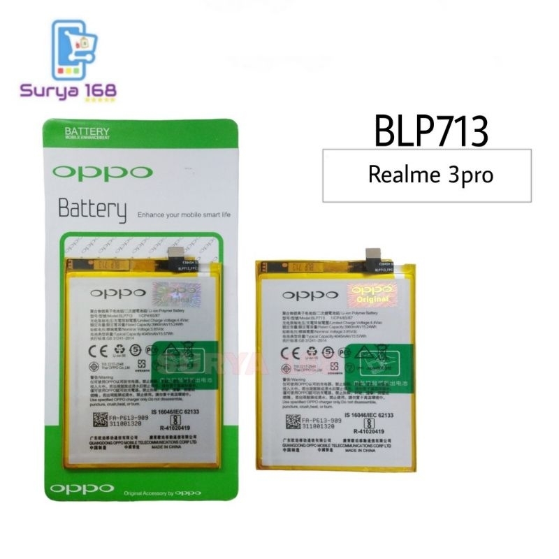 Jual BATTERY BATERAI BATTERE BATRE BLP713 BLP 713 REALME 3 PRO | Shopee ...