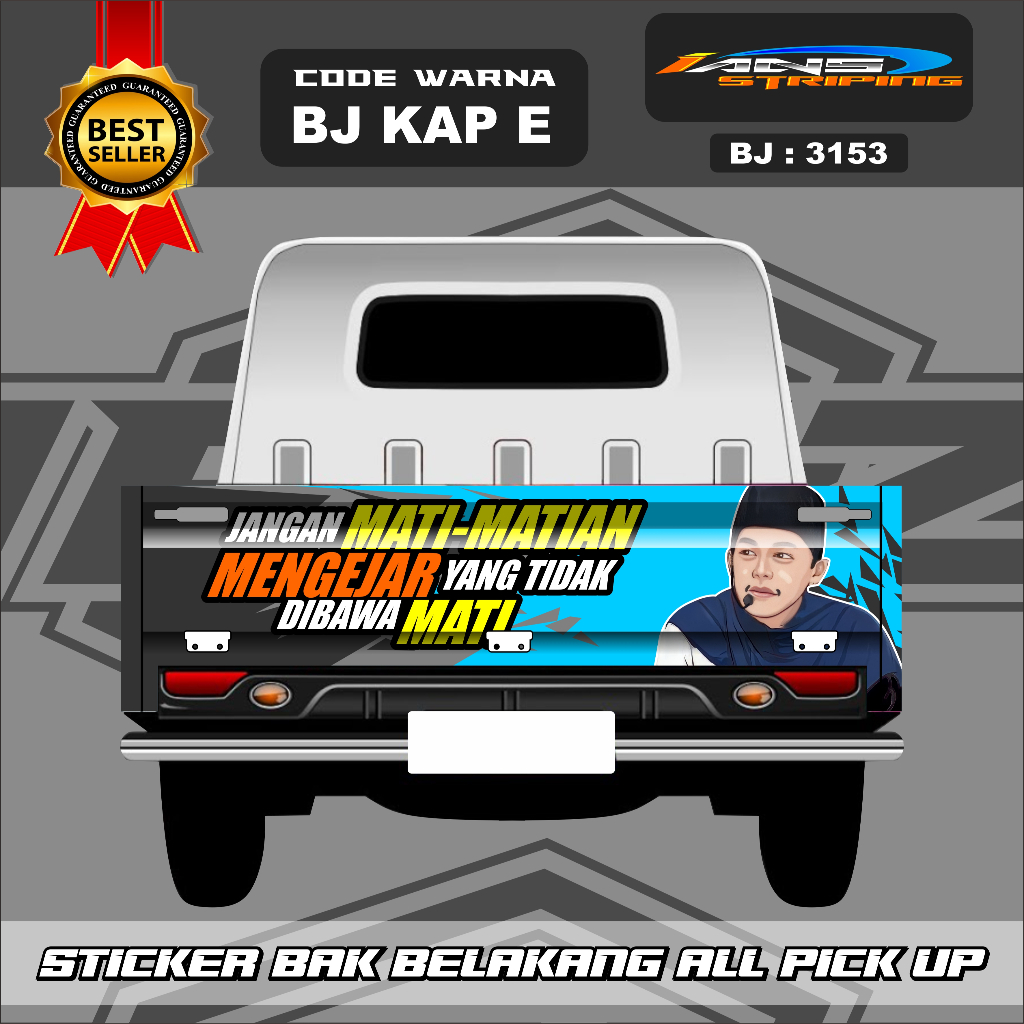 Jual BJ 3153-STIKER CUSTOM L300, FUTURA, T120SS, NEW CARRY, GRANDMAX ...