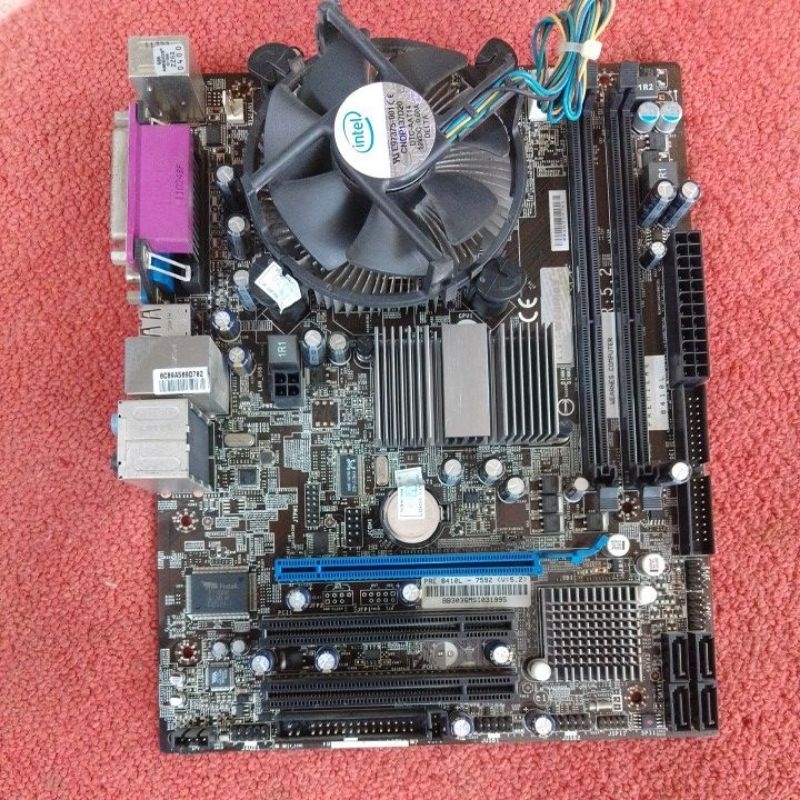Jual Motherboard G41 Soket ddr3 paketan Fan Prosesor | Shopee Indonesia