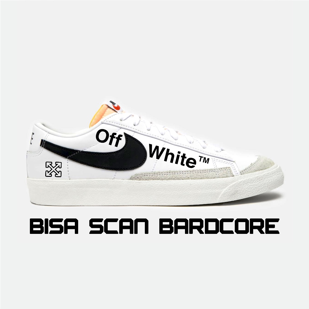 Jual Sepatu Blazer Vintage77 Low Putih Motif Off White Global Market ...