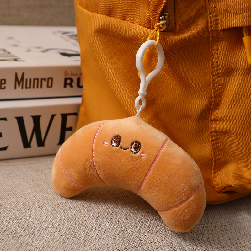 Jual MINISO Keychain Boneka Happy Foods Collection Donut /Toast ...