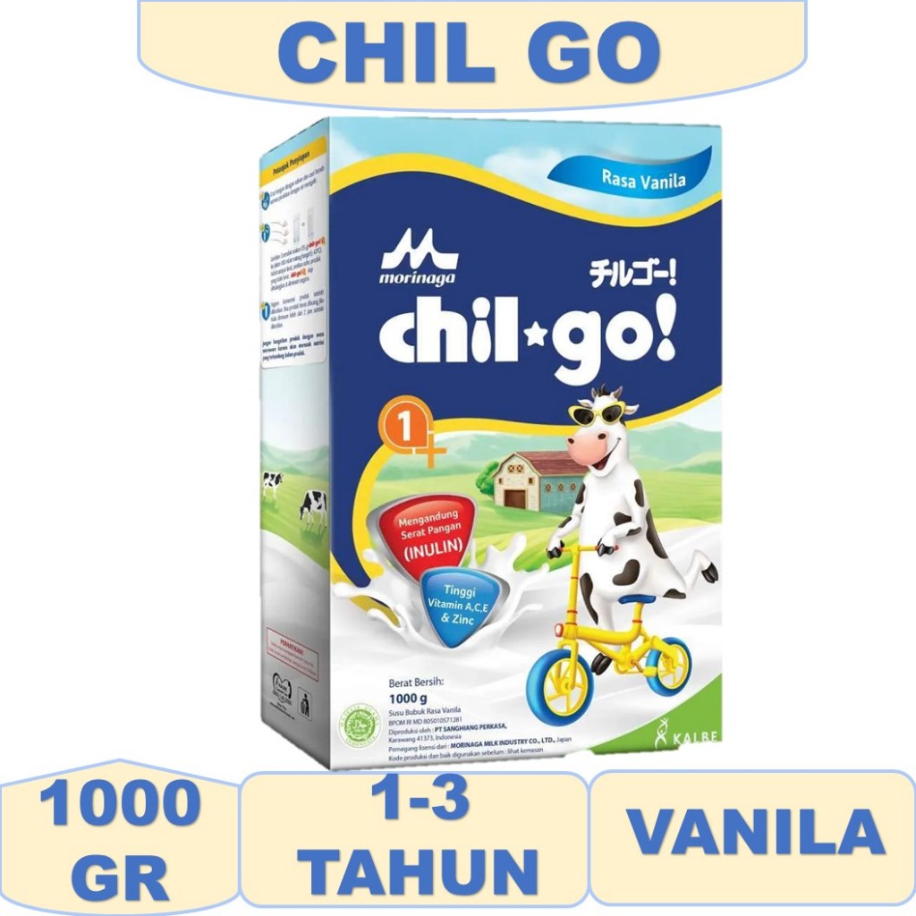 Jual SUSU CHIL GO 1+ 1000gr rasa vanila susu chilgo 1kg - de snop ...