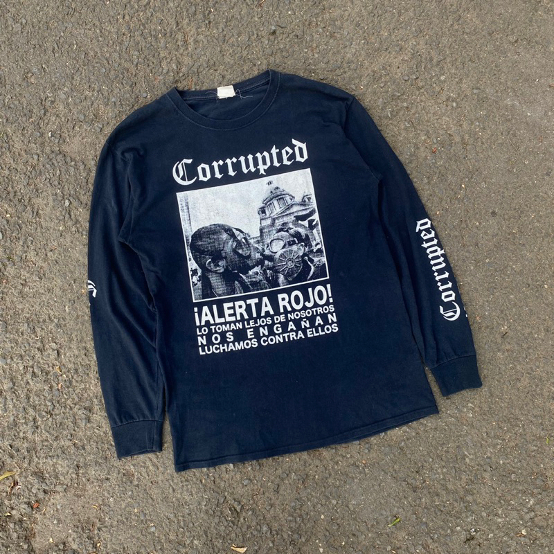 Jual LONG SLEEVE / T SHIRT BAND CORRUPTED - !ALERTA ROJO! | Shopee ...