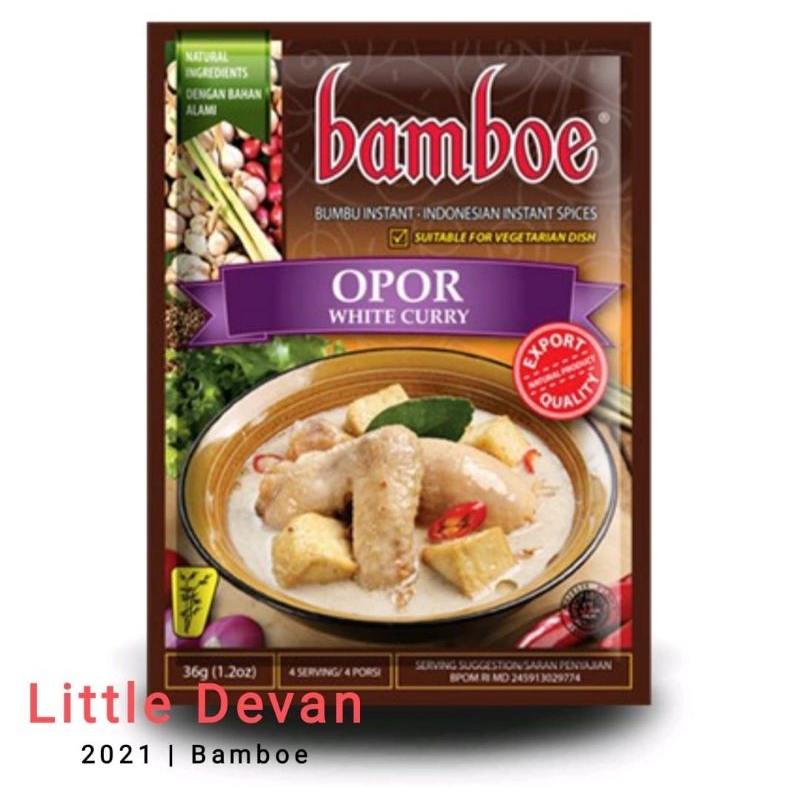 Jual Bamboe bumbu Indonesia rawon rendang soto ayam soto daging opor ...