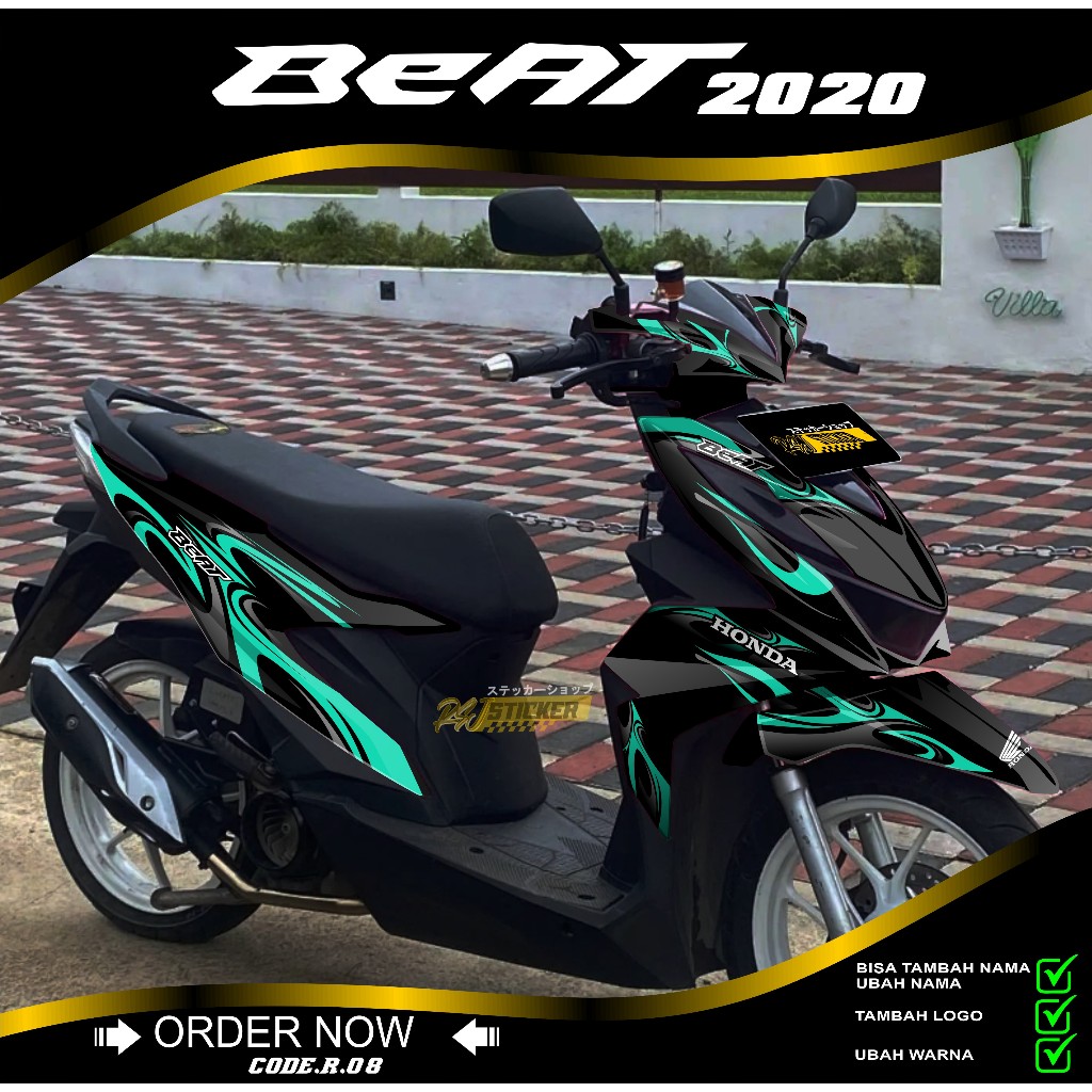 Jual Decal Beat Deluxe 2020 2021 2022 Full Body Design grafis R23.08 ...