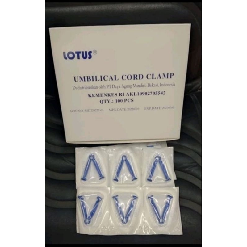 Jual Per Box - Umbilical Cord Klem / Klem Penjepit Tali pusat isi 100 ...