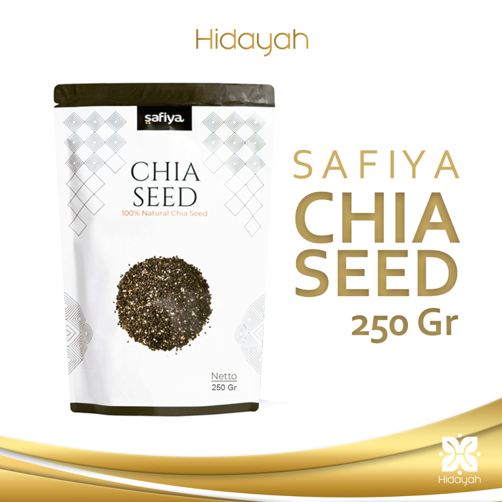 Jual Chia Seed Safiya 250 Gr | Biji Chiaseed Hitam Organik Mexico ...