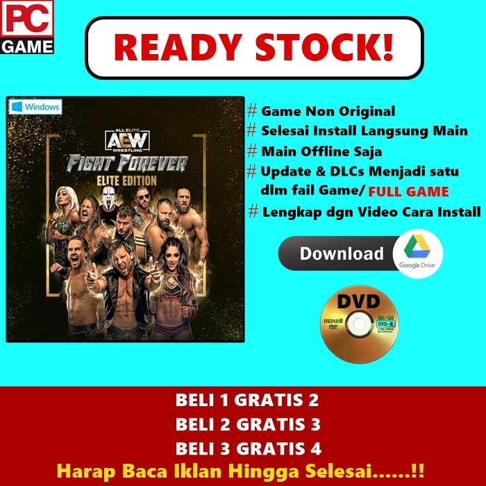 Jual AEW Fight Forever Elite Edition - Game PC-Laptop Windows Offline ...