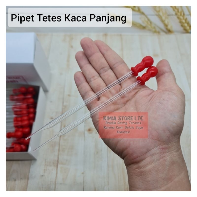 Jual PIPET TETES KACA 17 CM ( DOT MERAH ) | Shopee Indonesia