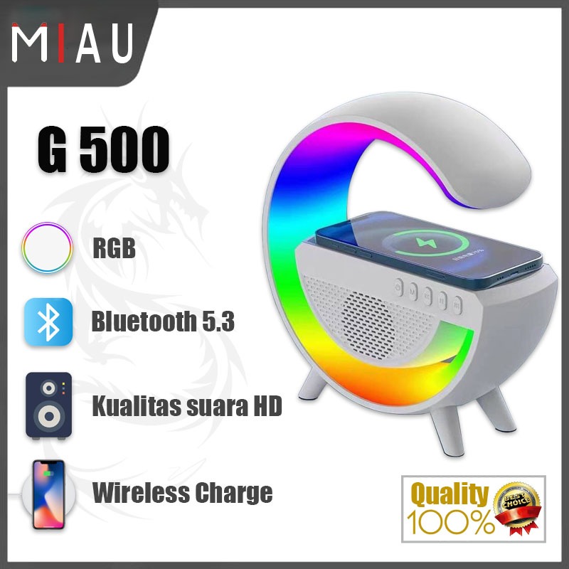 Jual Bluetooth Speaker G500 speaker bluetooth bass Wireless Lamp LED light Multifunct RGB Night ...
