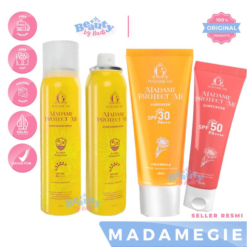 Jual BEAUTYBY.NADS | SUNSCREEN MADAME GIE SPF 50 ++ Madame Protect Me ...