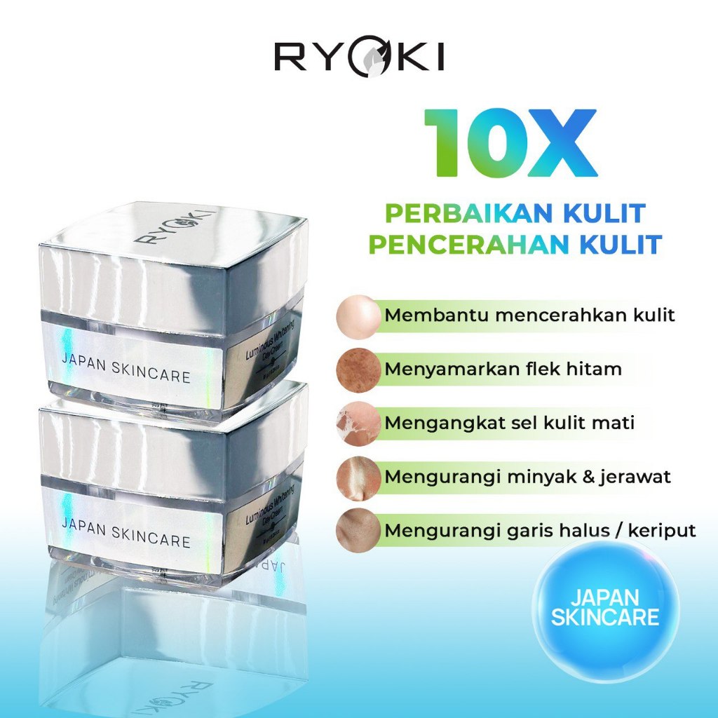 Jual Ryoki Night Cream Malam Pelembab Wajah Glowing Ryoki | Shopee ...