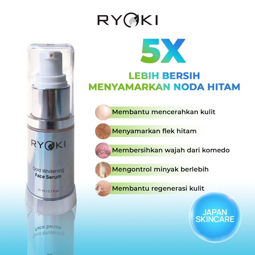 Jual Ryoki Face Serum Wajah Glowing Ryoki | Shopee Indonesia