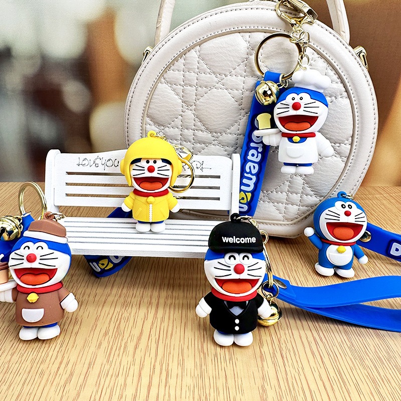 Jual Gantungan Kunci Doraemon Keychain Karakter Kartun Anime Jepang ...