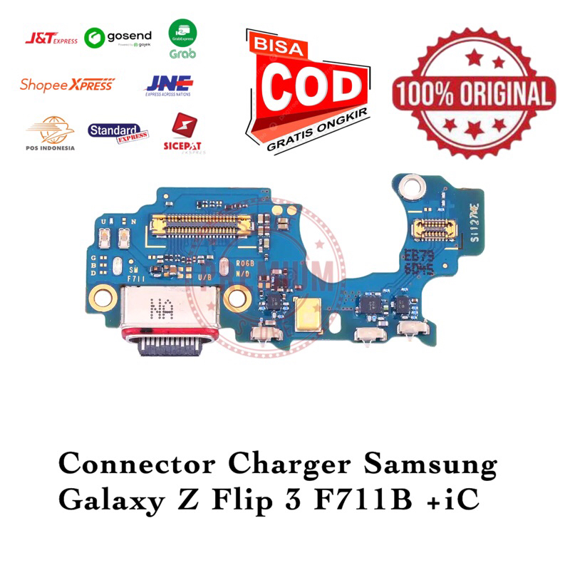 Jual Connector Charger Samsung Galaxy Z Flip 3 F711B Pcb Konektor Cas Original | Shopee Indonesia