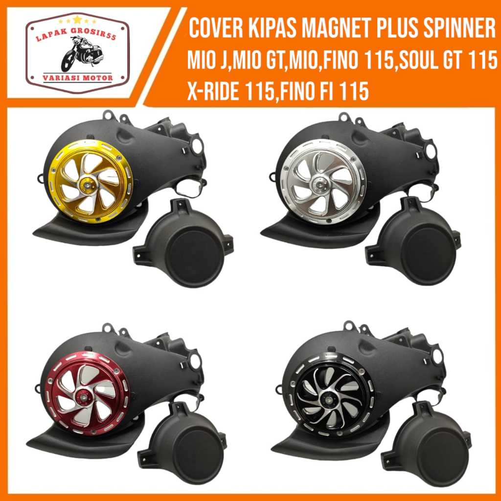 Jual TUTUP KIPAS COVER KIPAS MAGNET PLUS SPINNER MIO J MIO GT MIO FINO ...