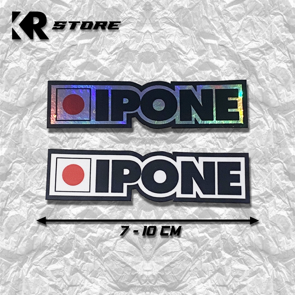 Jual Sticker IPONE Sticker Racing | sticker motor | sticker mobil | KR ...