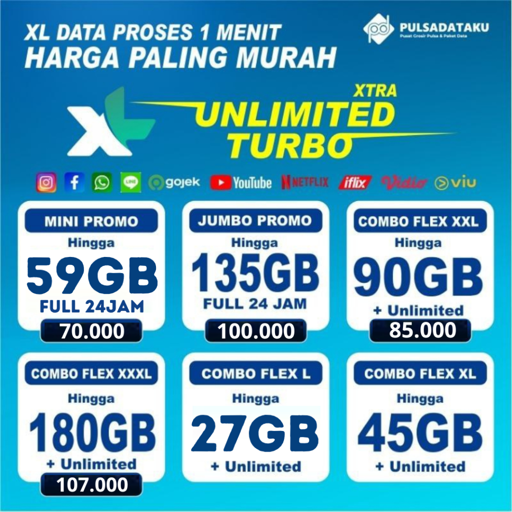 Jual PAKET DATA XL XTRA COMBO XTRA COMBO FLEX HOTROAD TERMURAH | Shopee Indonesia