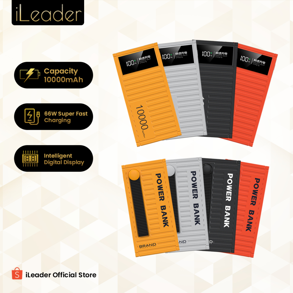 Jual iLeader 10000mah Container Powerbank Auxiliary Battery Big ...