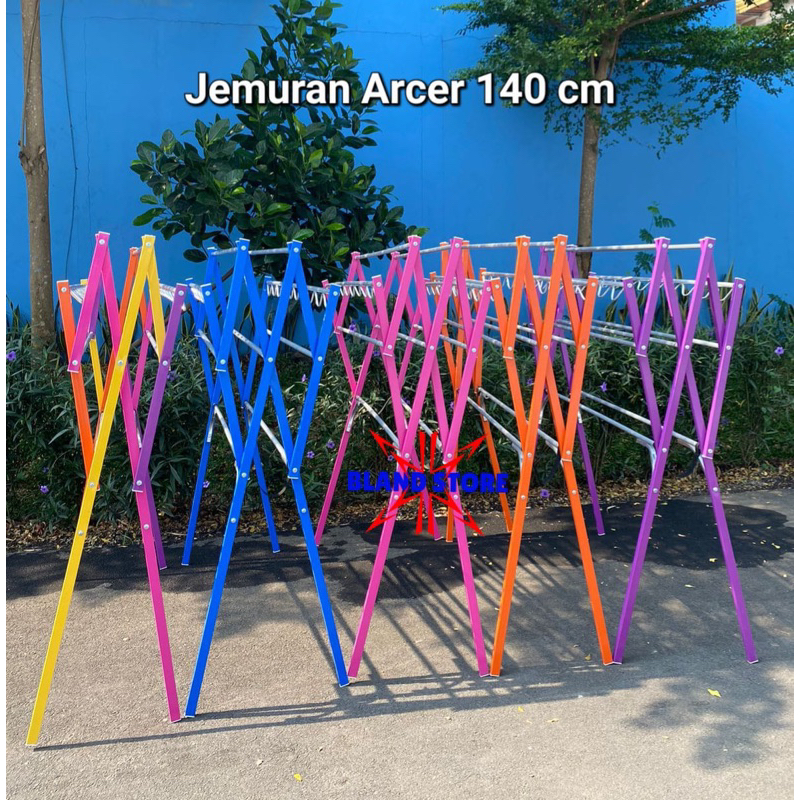 Jual PROMO - JEMURAN BAJU / JEMURAN PAKAIAN LIPAT ALUMINIUM WARNA ...