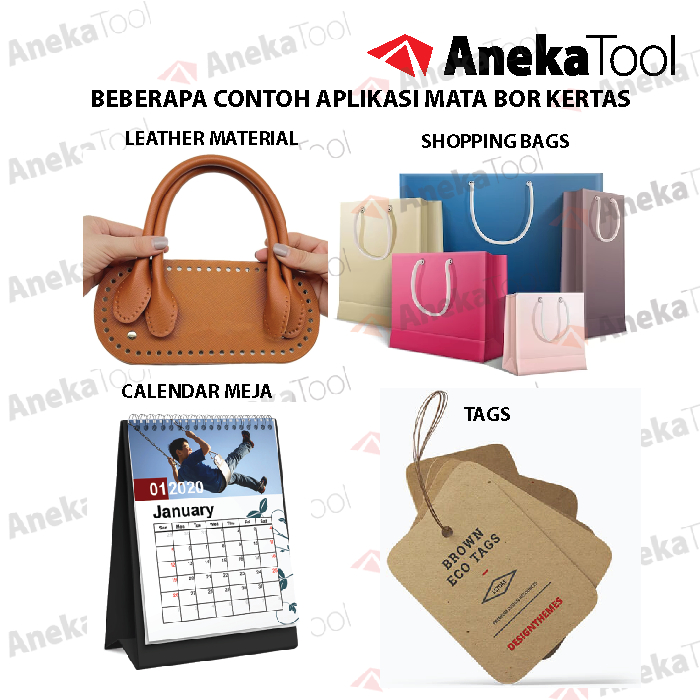 Jual AnekaTool Mata Bor Kertas Uchida - Pembolong Kertas Ukuran 2.5- 10 ...