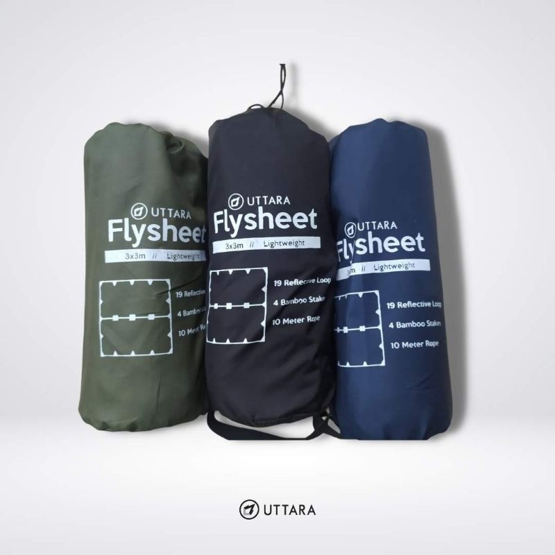 Jual Flysheet Polyester Taffeta 190T - 2x3, 3x3, 3x4 (bisa custom ...