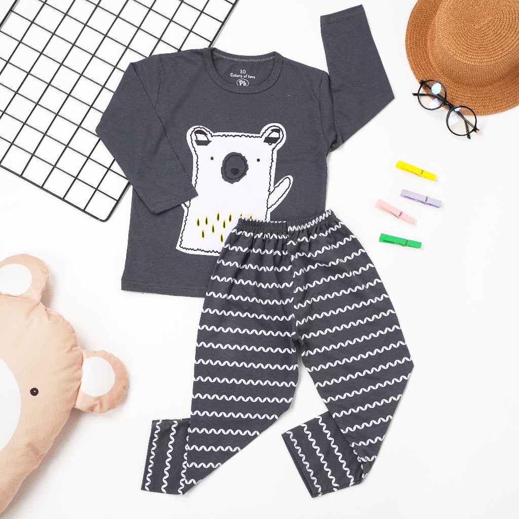 Jual Setelan Baju Tidur Piama Anak Balita Perempuan Dan Laki - Laki ...