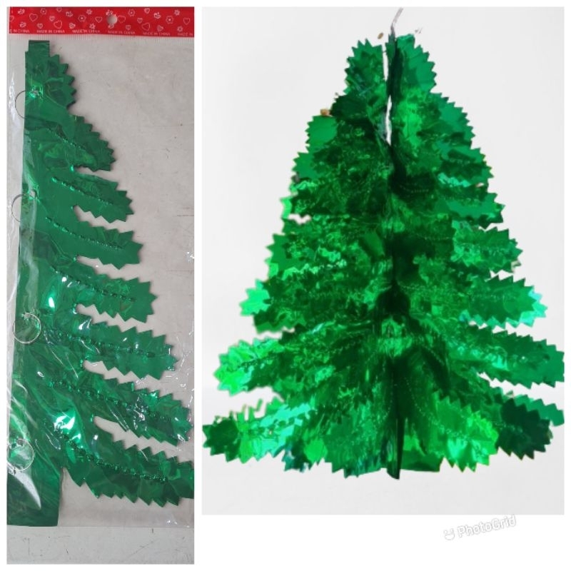 Jual Lampion bentuk Pohon Natal/Hiasan Gantung Pohon Natal | Shopee ...