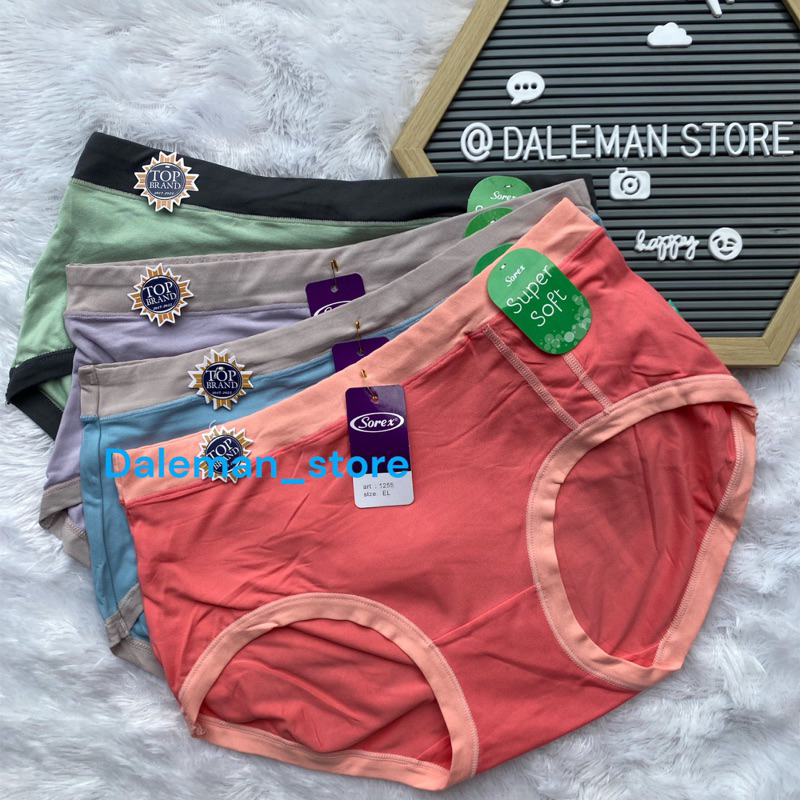 Jual Paket Cd Sorex 1255 | Celana Dalam Wanita Basic Super Soft | Shopee Indonesia