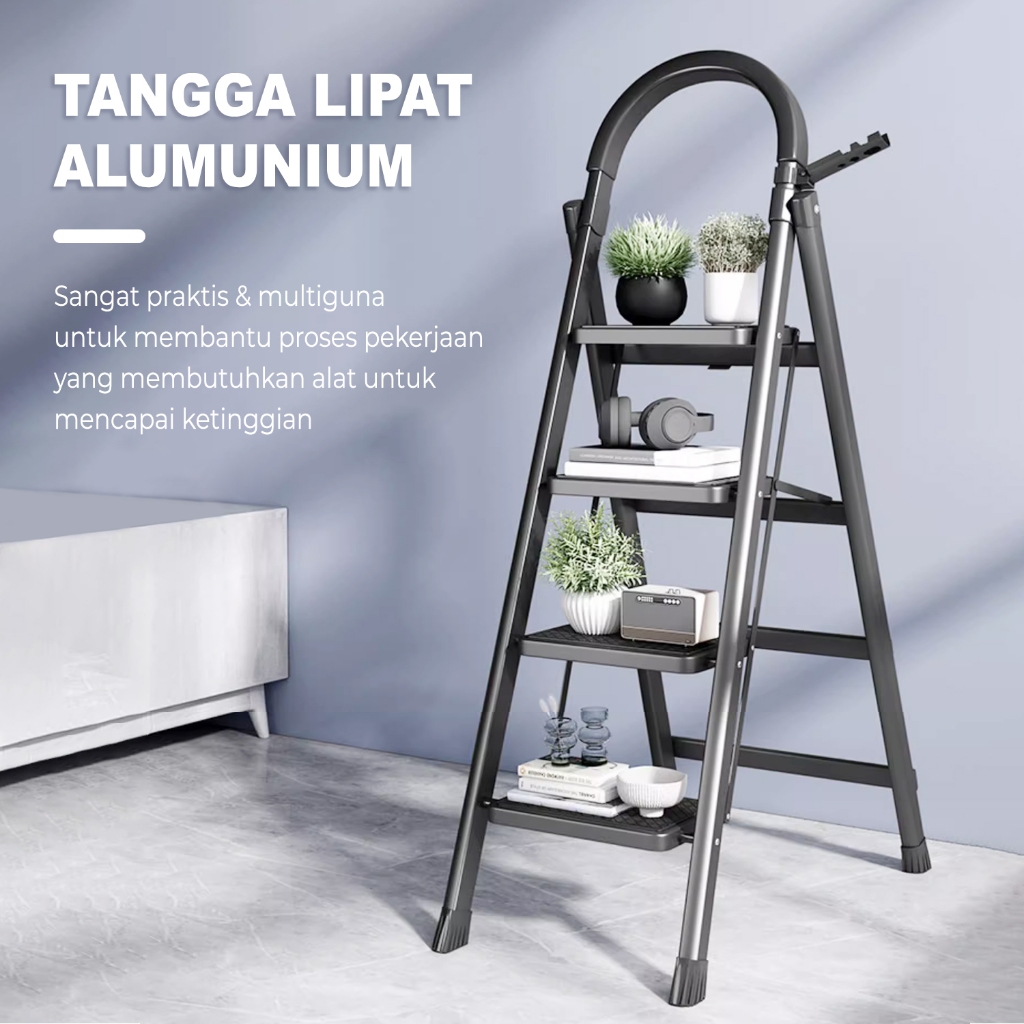 Jual Step Tangga Rumah Lipat Tangga Besi Lipat Household Steel Ladder ...