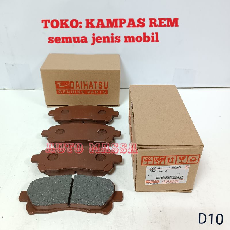 Jual KAMPAS REM DEPAN TERIOS OLD TARUNA BRAKE PAD TERIOS LAMA TARUNA ...