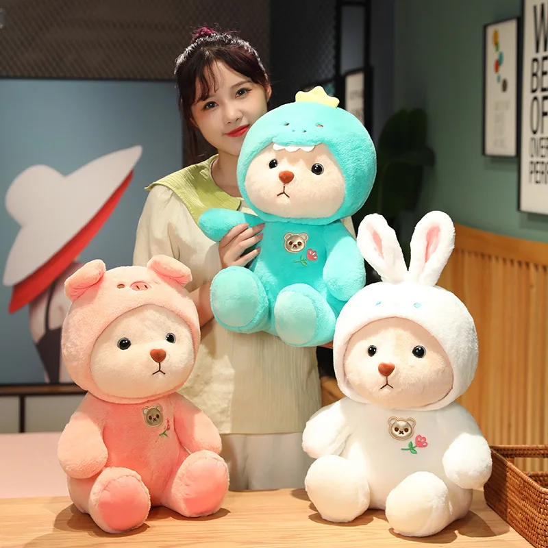 Jual Mainan Boneka Beruang Teddy Lena Karakter Hewan Kelinci Dinosaurus ...