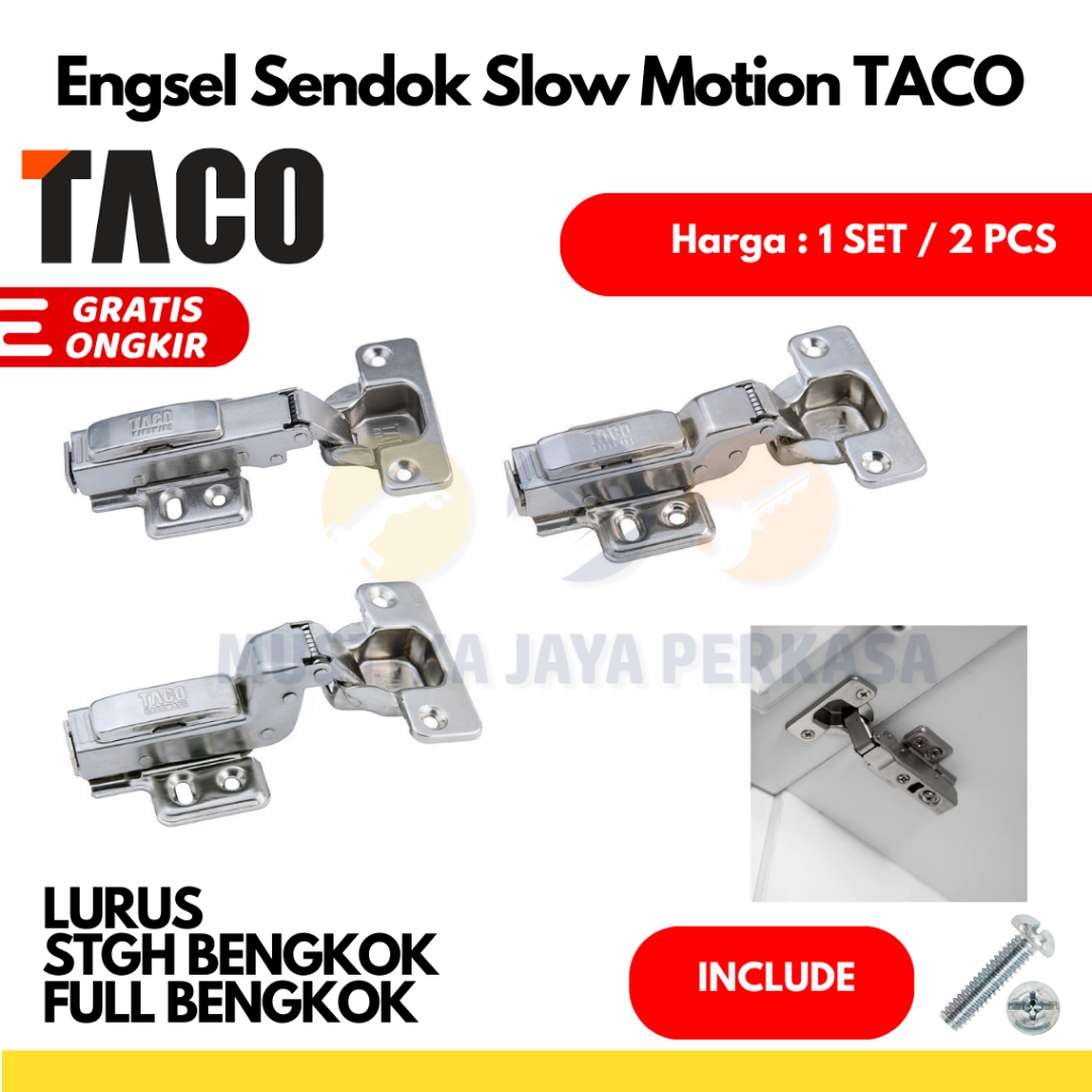 Jual Engsel Sendok SM Slow Motion 35 Taco SM ET-1 Lurus Setengah Full ...