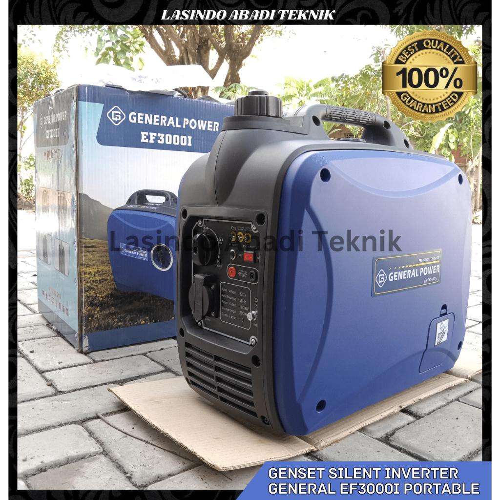 Jual Genset Silent 1800W GENERAL POWER EF3000I 4TAK Inverter / Power ...