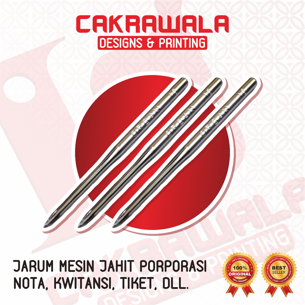 Jual JARUM MESIN JAHIT PORPORASI - JARUM MESIN JAHIT BESAR - JARUM ...