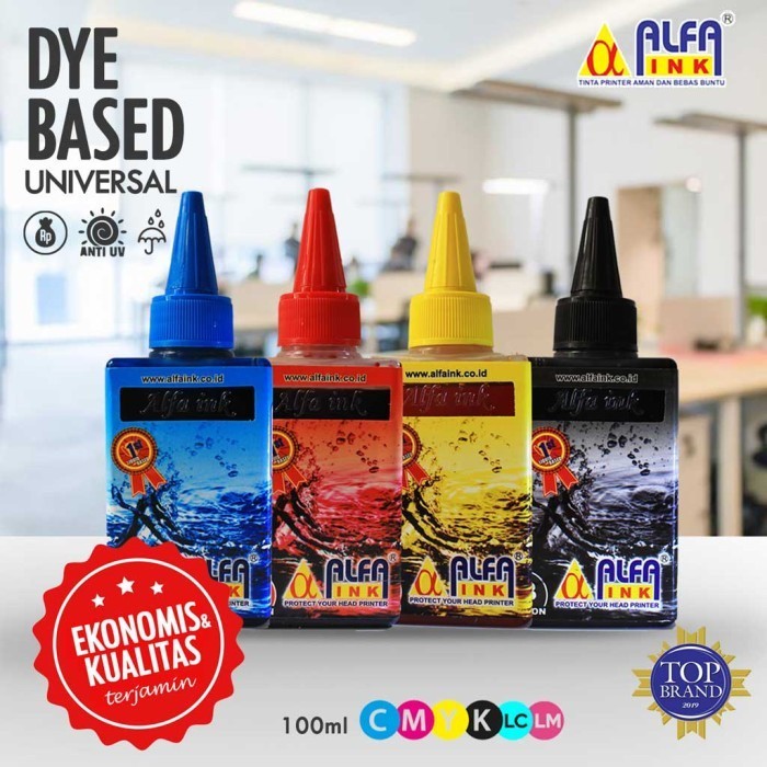 Jual Tinta Printer Alfa Ink HP 100ml Alfaink Printer HP 100 ml | Shopee ...