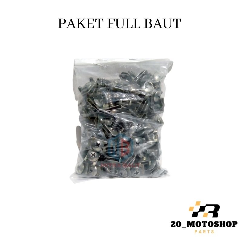 Jual Paketan Full baut Body Motor Beat Karbu Beat FI/ESP Baut Body ...
