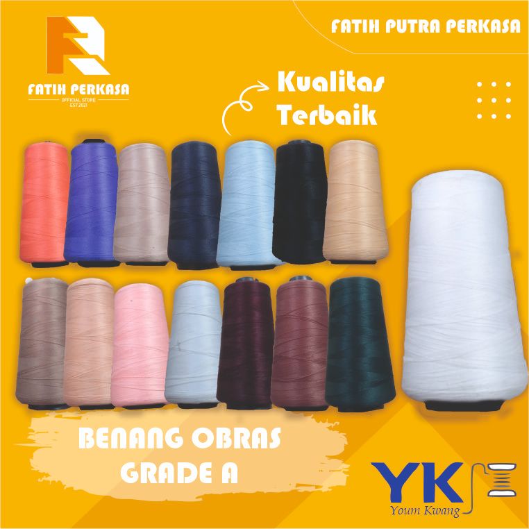 Jual Benang Obras Kiloan GRADE A // BENANG MURAH // Random Warna ...
