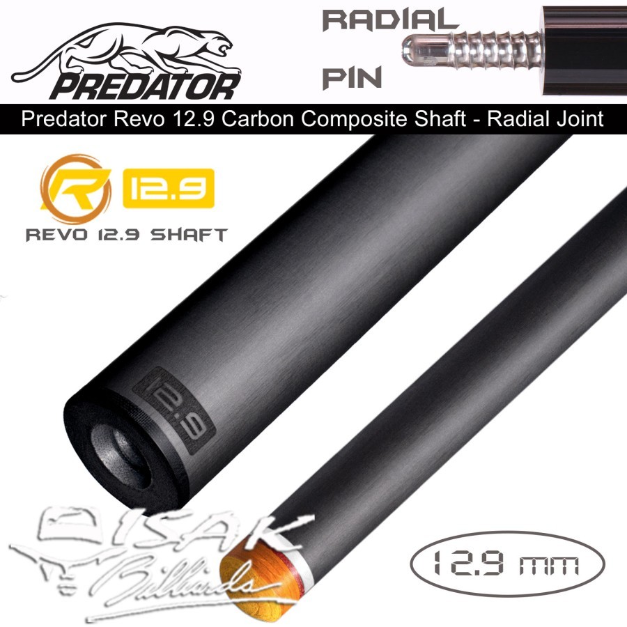 Jual Predator Revo 12.9 mm Radial Shaft - Carbon Billiard Stick Biliar Stik | Shopee Indonesia