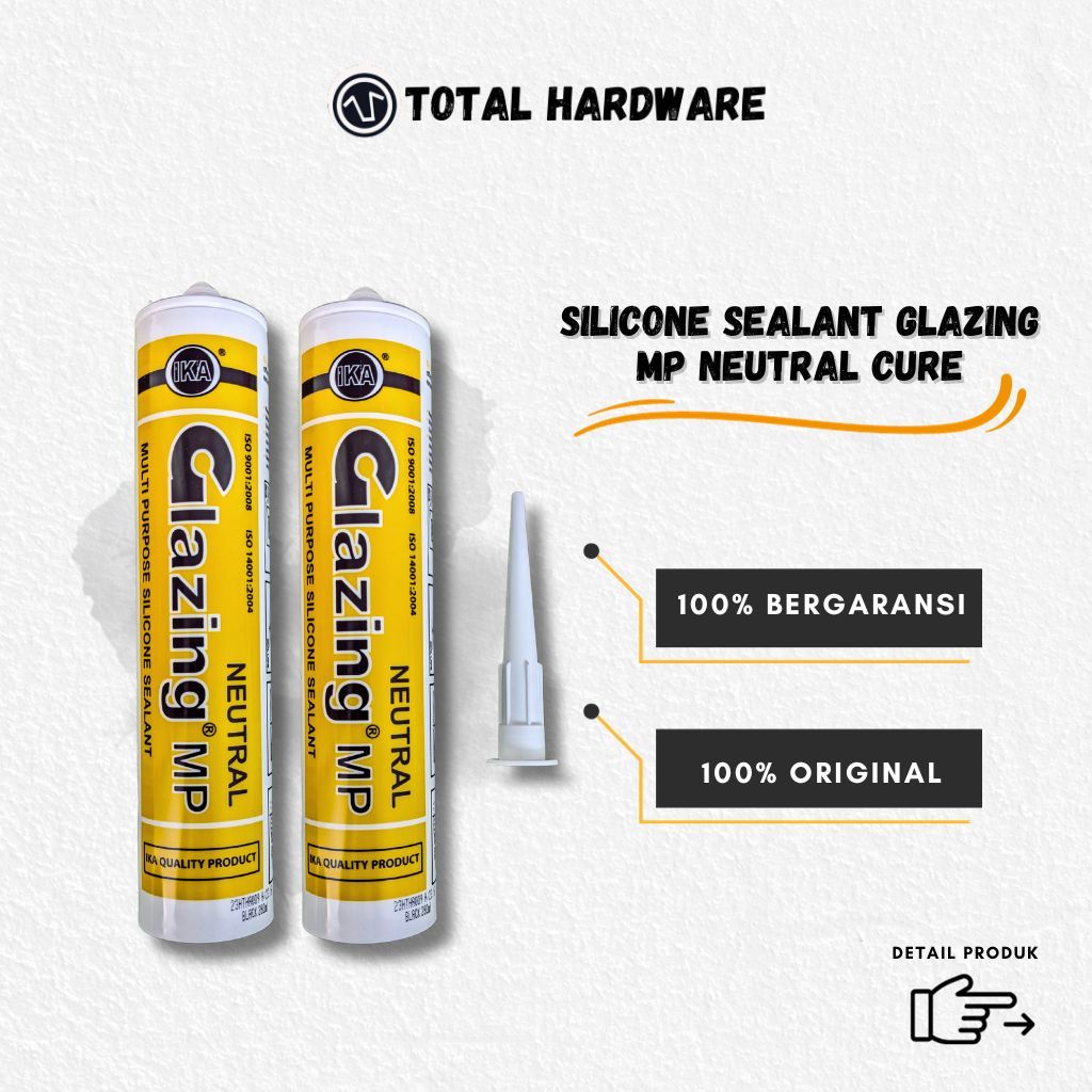 Jual Lem Kaca IKA Glazing MP 280ml Lem Sealant Super Kuat | Shopee ...