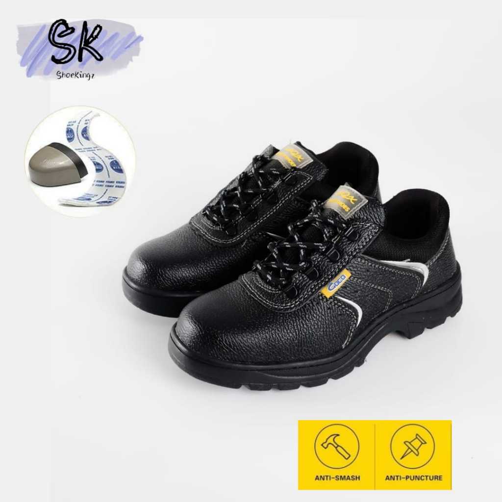 Jual Sepatu Safety Low Cut Safety Shoes Ujung Besi Hitam 603 | Shopee ...