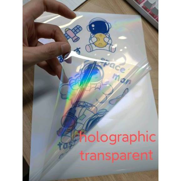 Jual Stiker Hologram Transparant Waterproof, 5 lbr | Shopee Indonesia
