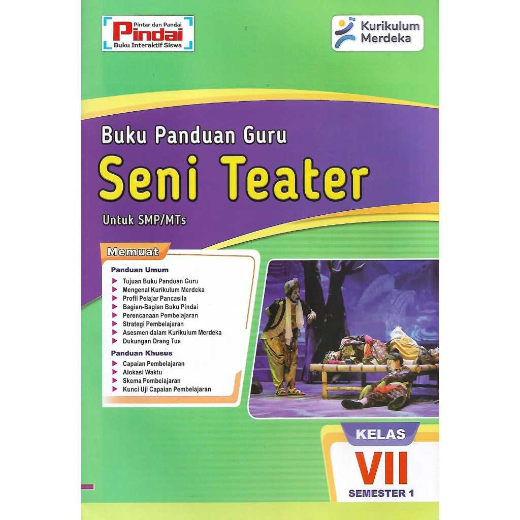Jual Buku Pindai Panduan Guru Seni Teater Kelas 7 SMP/MTs Semester 1 Kurikulum Merdeka | Shopee ...