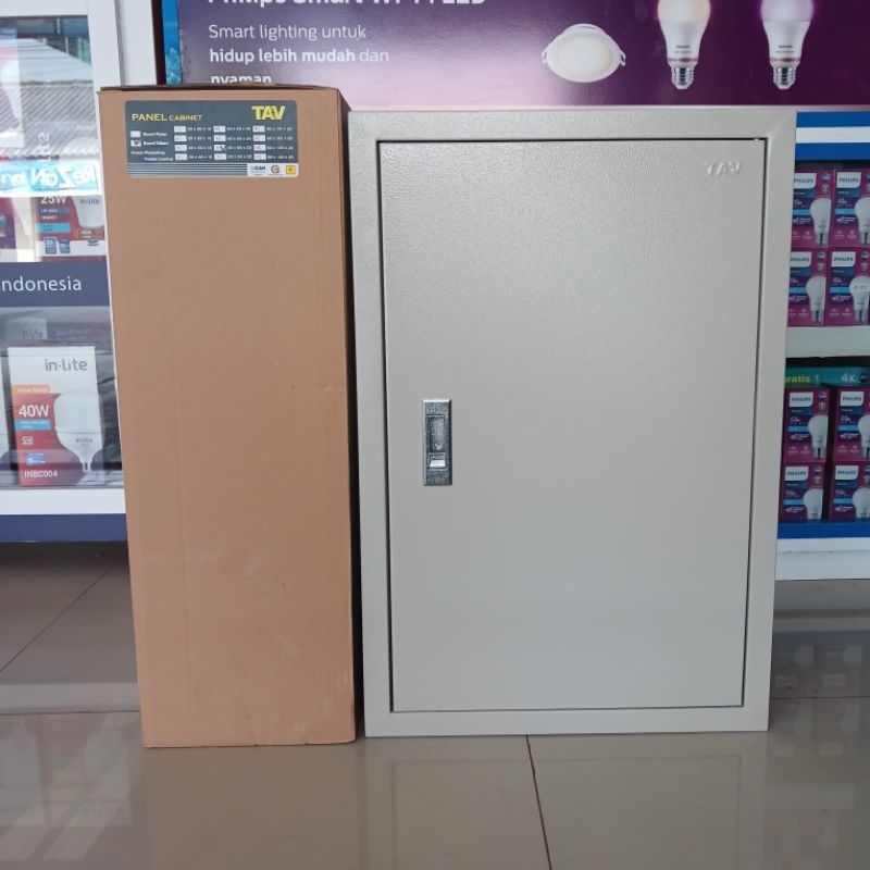 Jual Box panel listrik TAV 40X60X20 kunci tekan | Shopee Indonesia