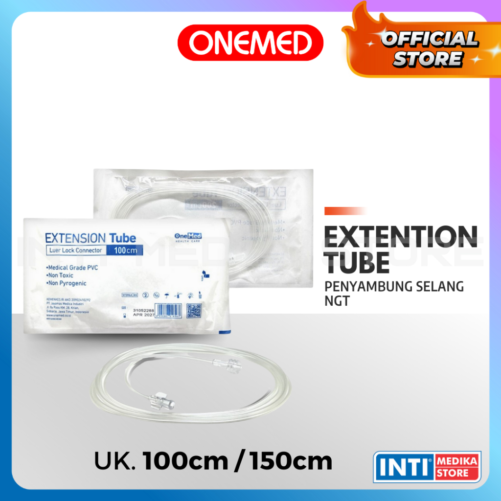 Jual ONEMED - Extension Tube | Penyambung Selang NGT / Infus / IV ...